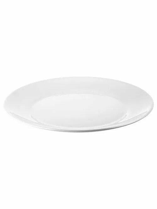IKEA Тарелка 25 см 3 шт белый
