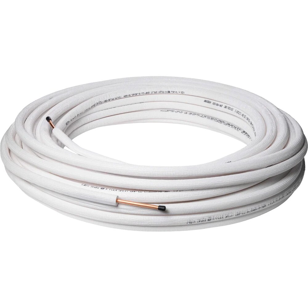 Медная труба в изоляции K-FLEX SPLIT 6,35x0,60-15 R09063506015SP для систем отопления с гибкой изоляцией