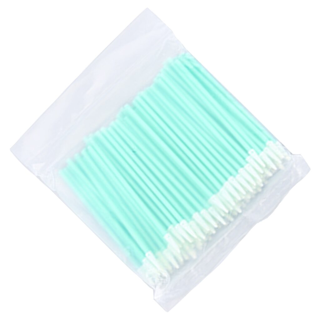 1 упаковка по 100 шт, ватные тампоны для чистки волоконно-оптических линз-заостренные