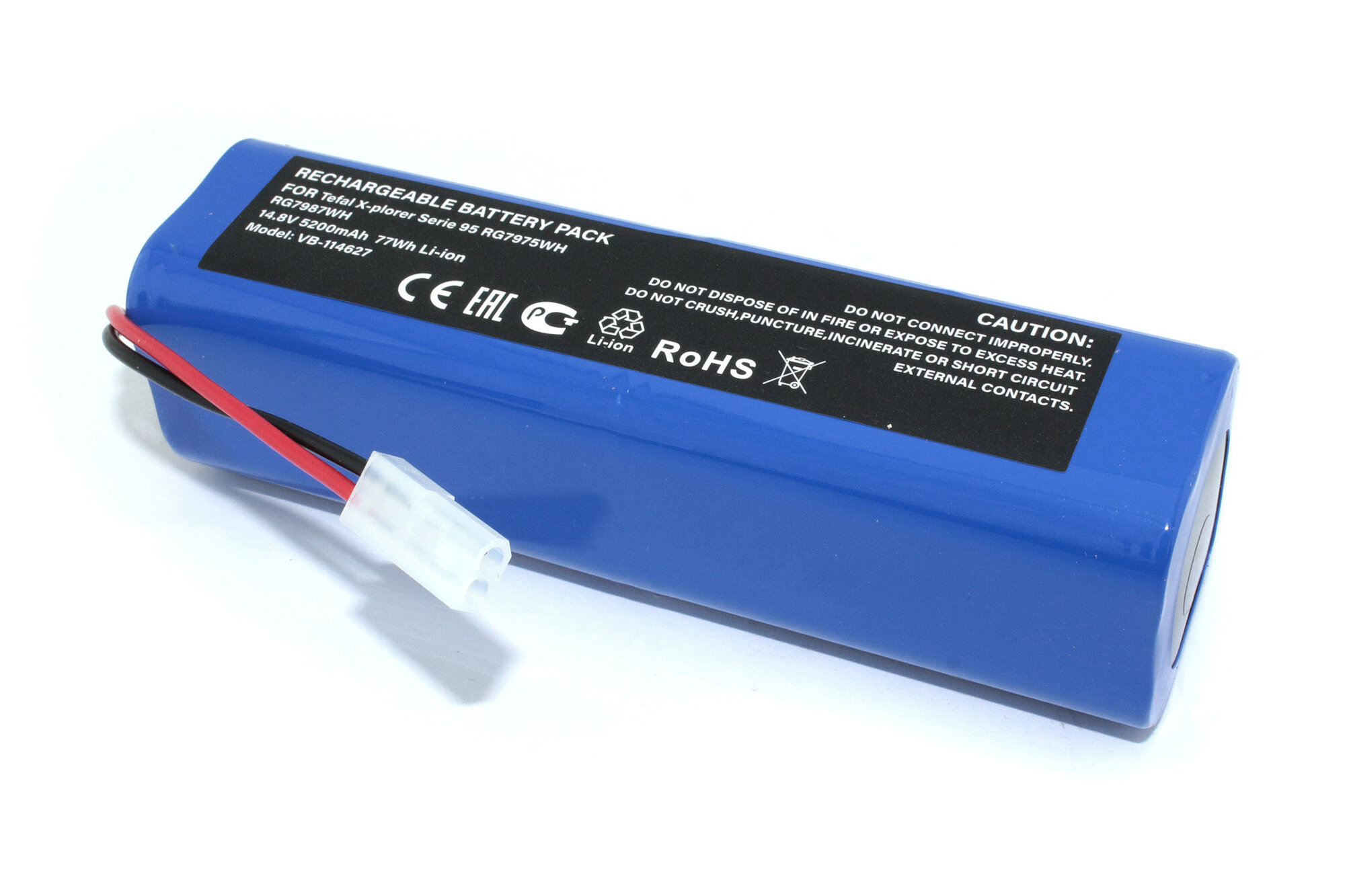 Аккумулятор для пылесоса Tefal X-plorer Serie 95 RG7975WH RG7987WH 14,8V 5200mAh Version 2