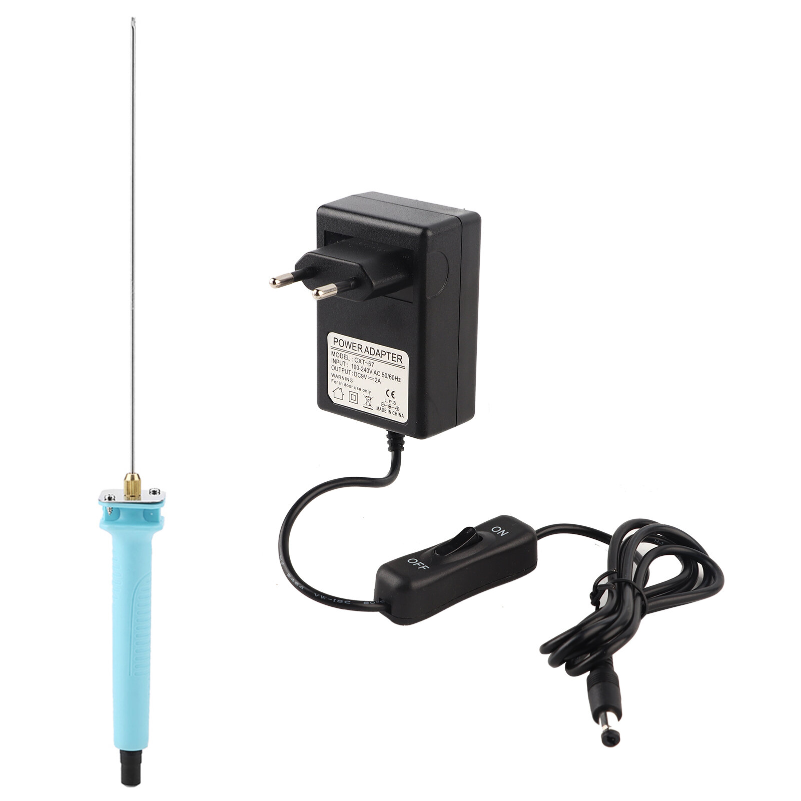 Электрический терморезак для пенопласта и полистирола мощностью 18 Вт, длиной 15 см, для гравировки.