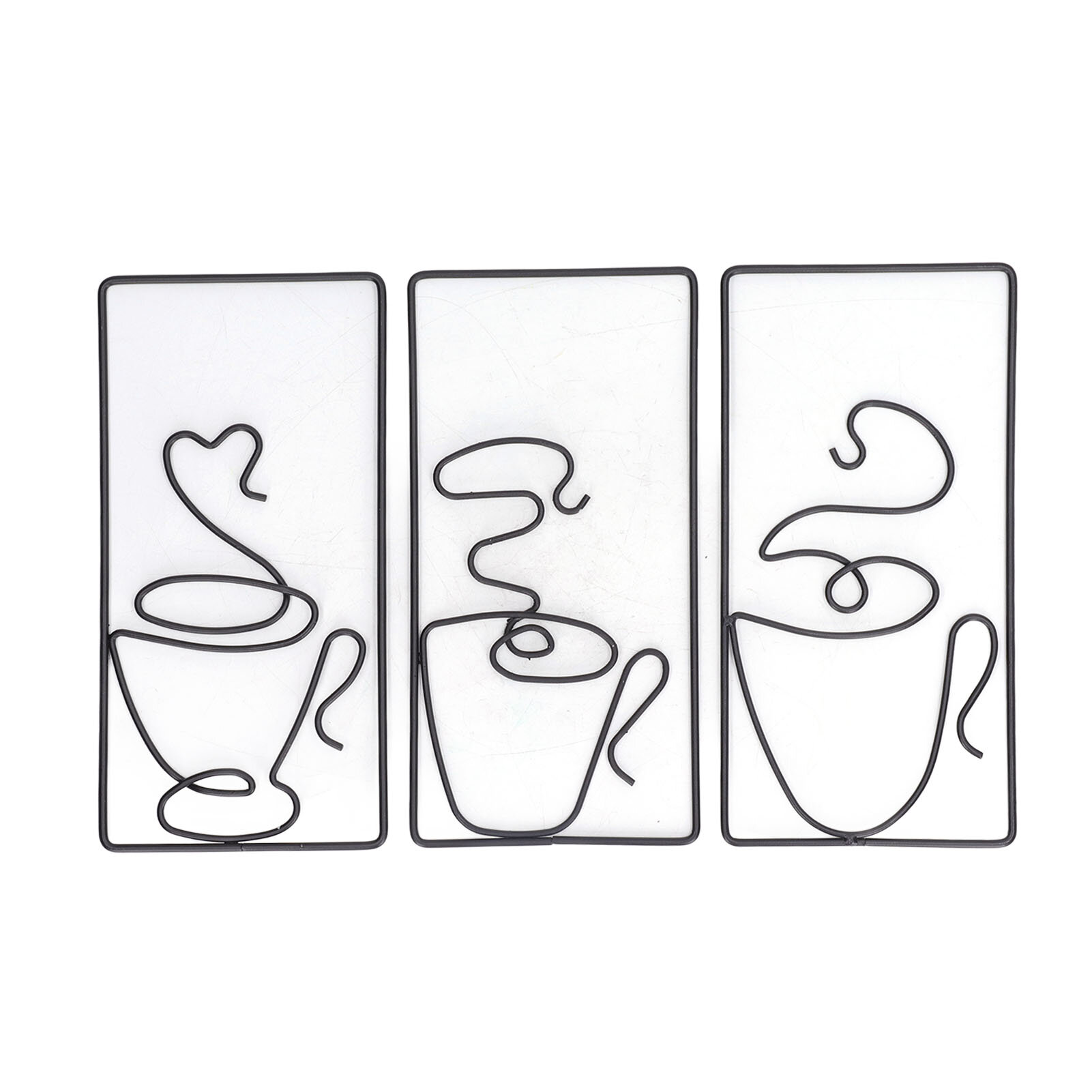 Блэк -металлический декор стены