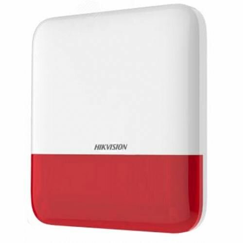 Оповещатель Hikvision уличный, беспроводной, красный индикатор, AX PRO