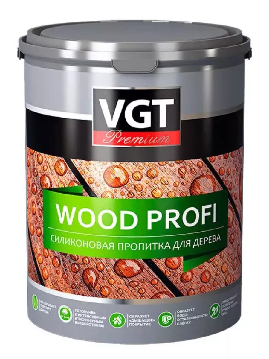 Силиконовая пропитка для дерева WOOD PROFI Premium 2,2 кг