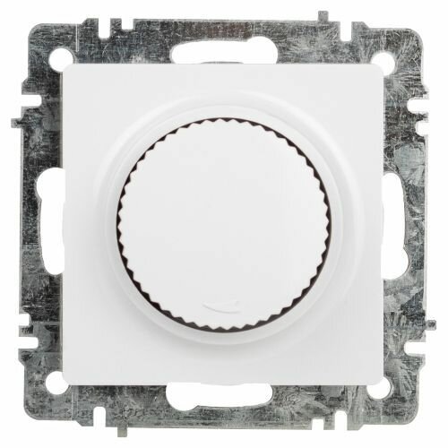 Светорегулятор поворотный СП Accent 6-401-01 600Вт 230В IP20 бел. Intro Б0063668