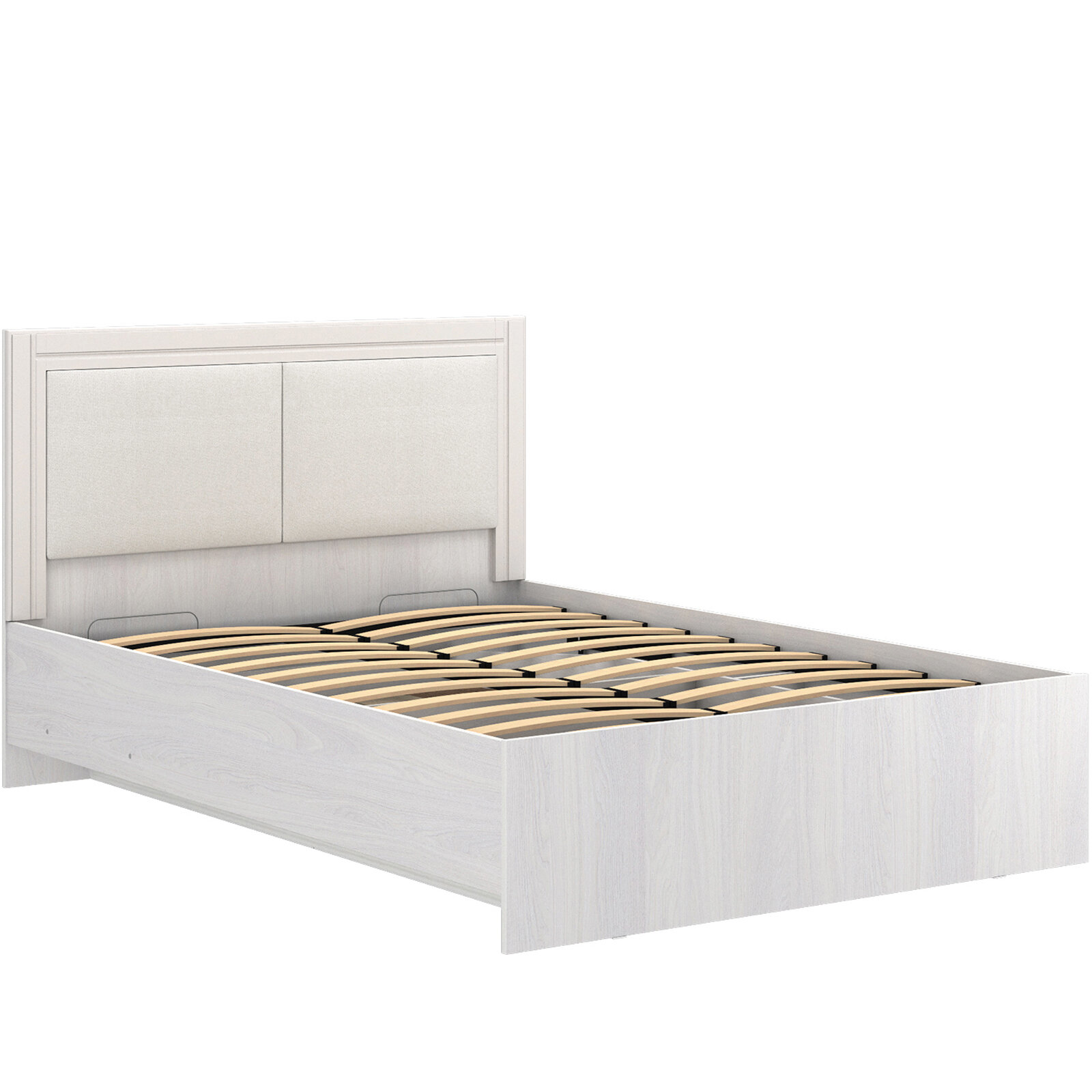 Кровать с ортопедическим основанием и подъемным механизмом Андрэа №14ПМ, Крем, Аквилон