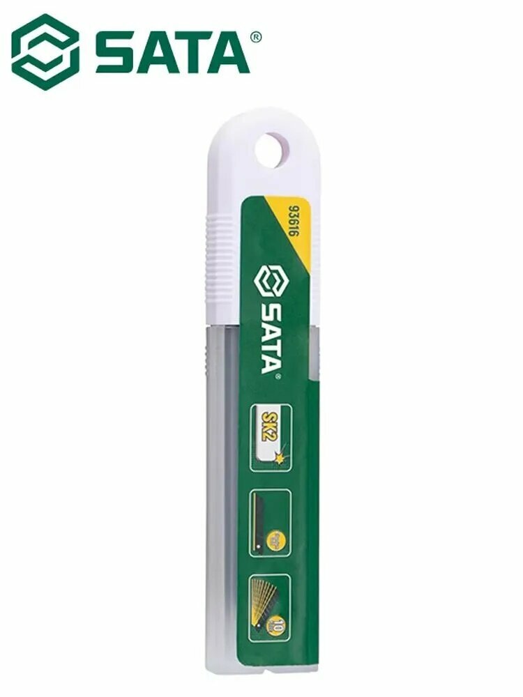 SATA 93616 10 Piece Set Of Sharp Angle Art Knife Blades 8 Sections 18 * 100MM Портативный Титановое покрытие Маленький