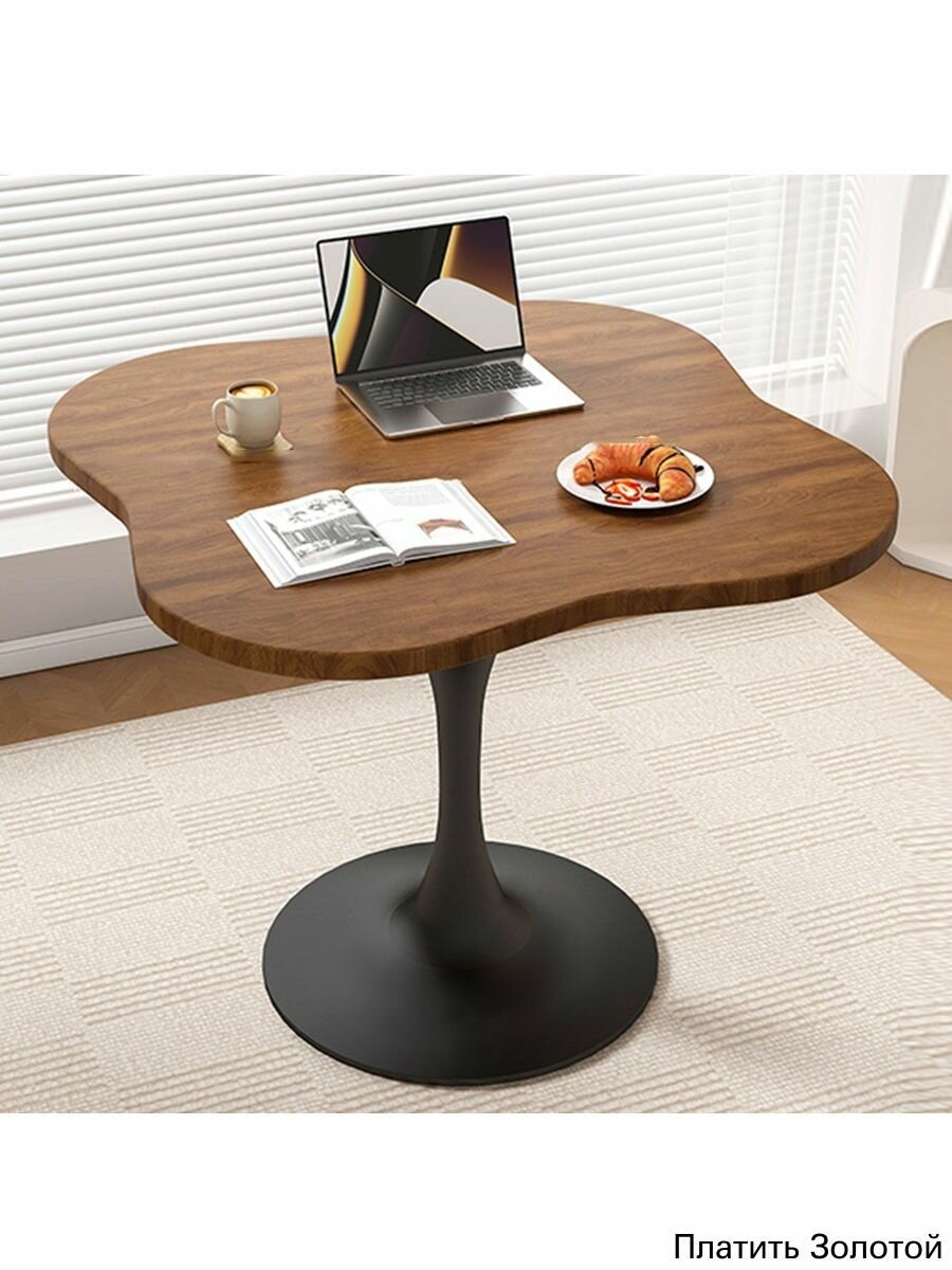 Стол Обеденный, Массив Дерева, Подходит Для Гостиной И Кофейни, Ширина 60, 70, 80cm