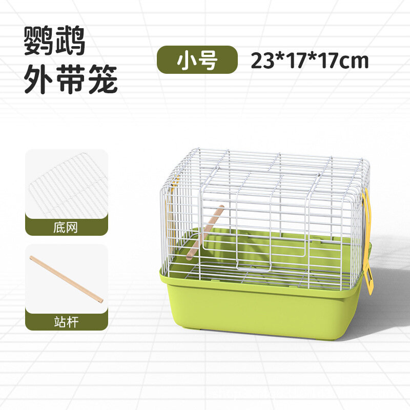 Клетка для птиц на улице, портативная клетка для попугаев, корелл, волнистых попугаев и любовников для домашнего использования
