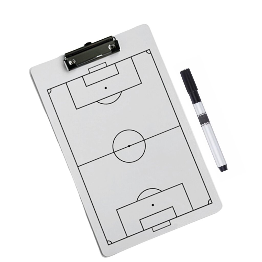 Доска для тренерской стратегии сухого стирания, стираемая из ПВХ для спортивных тренировок, планирования стратегии соревнований