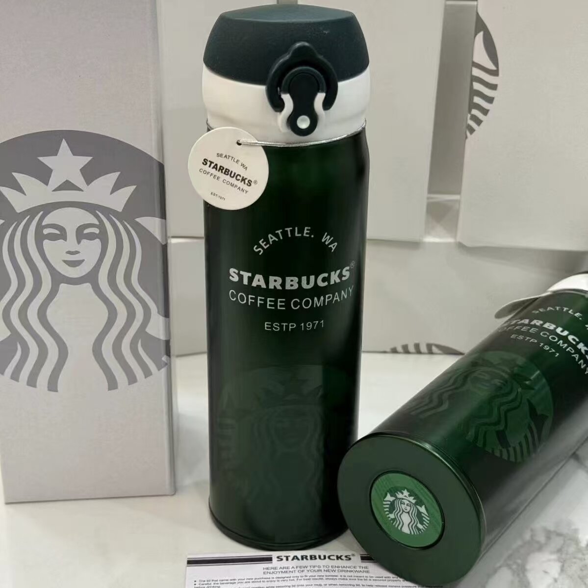 Starbucks Термокружка розовая богиня, 350-500 мл