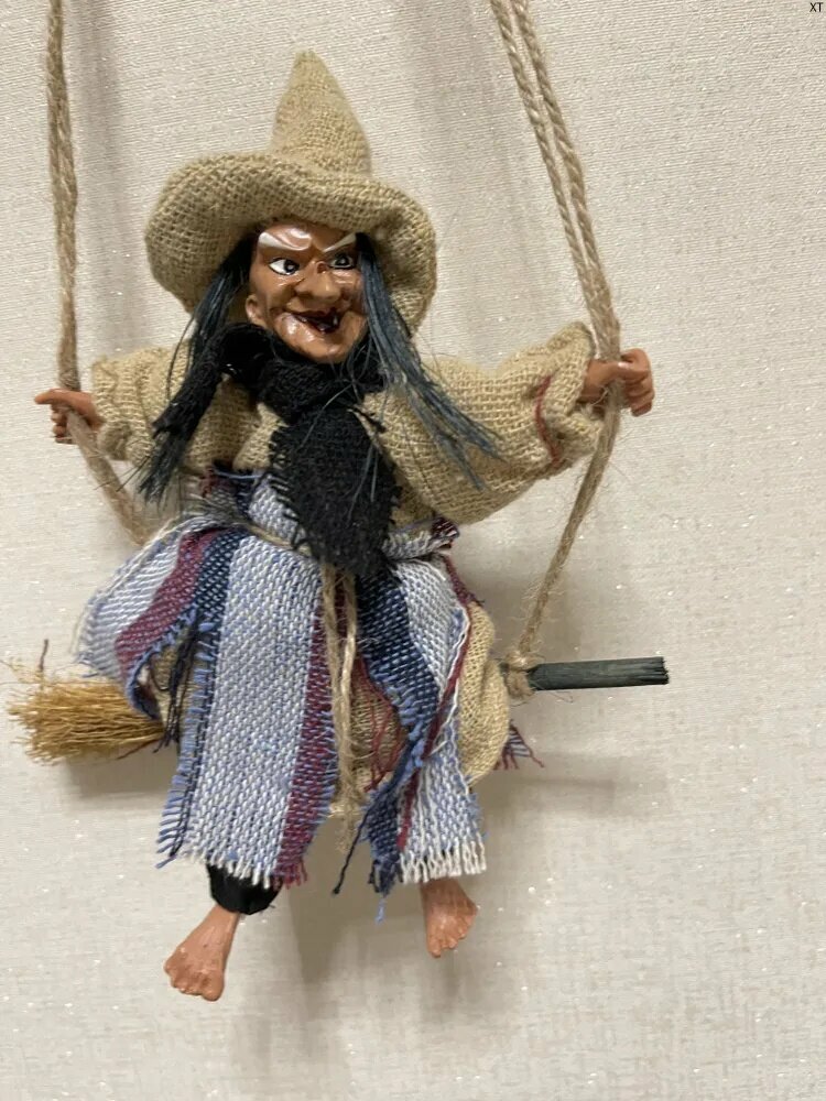 Баба яга игрушка подвесной оберег Бефания