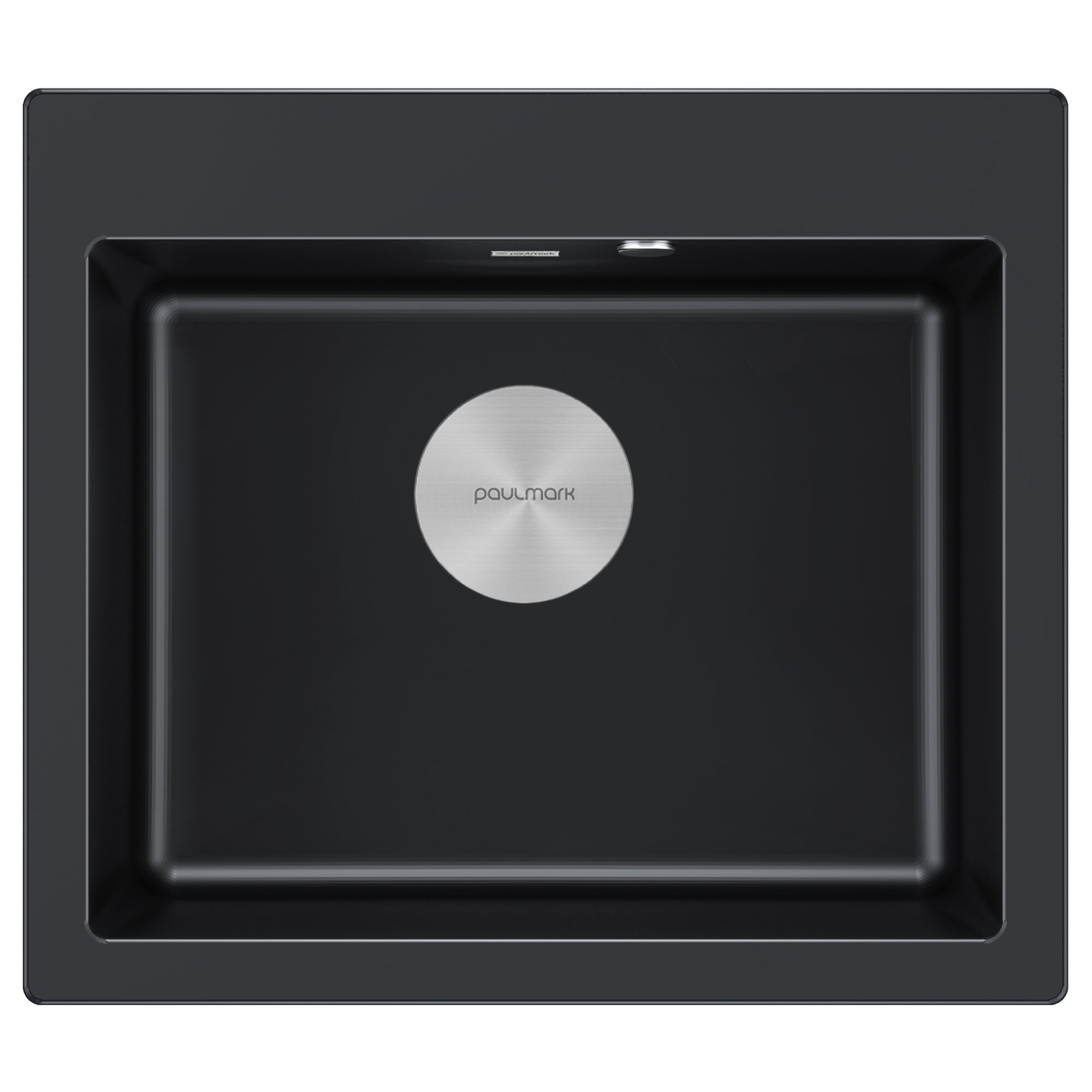 Кухонная мойка Paulmark KANTE 60 PM106052-BLM черный Искусственный камень