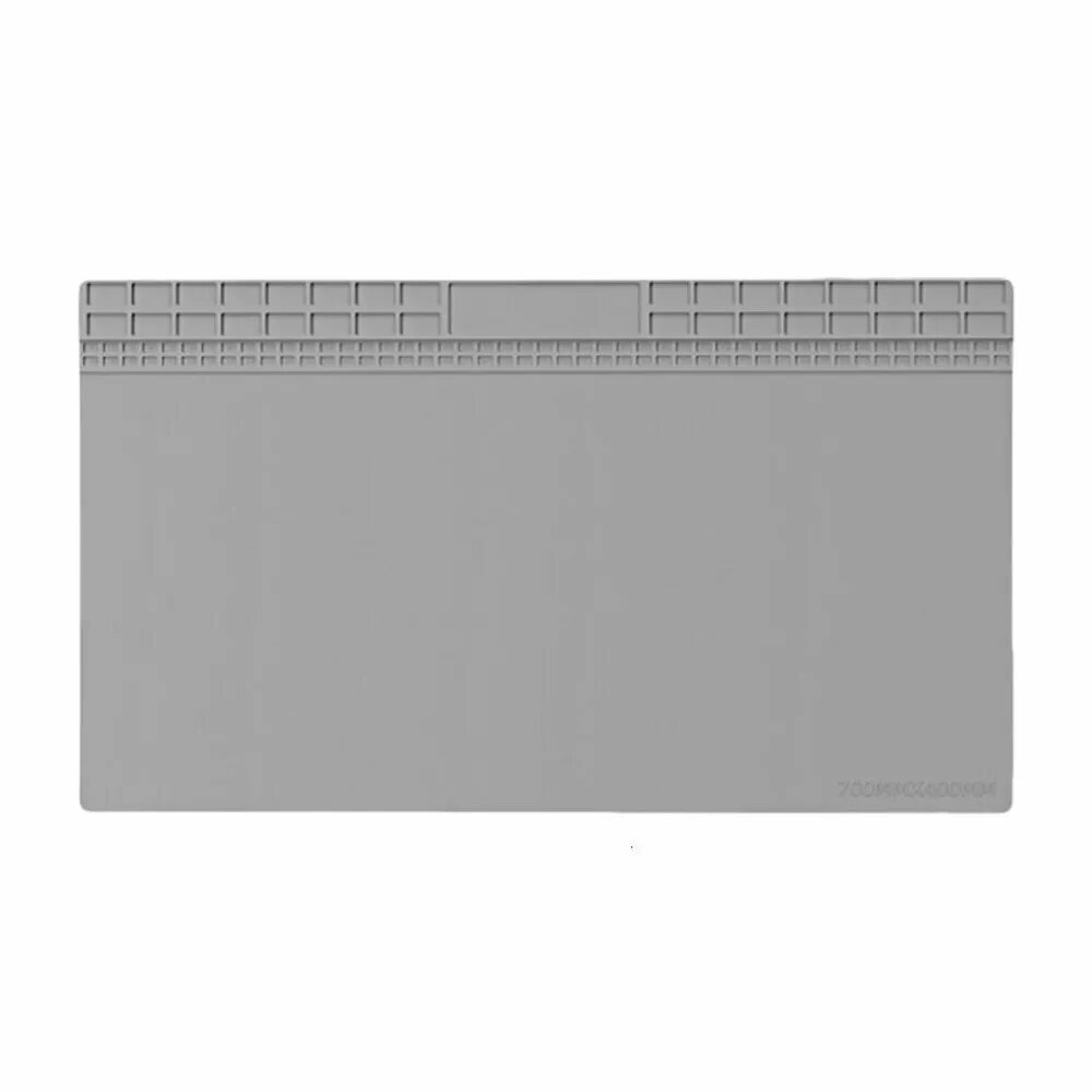 Силиконовый теплостойкий коврик для паяль, Серый