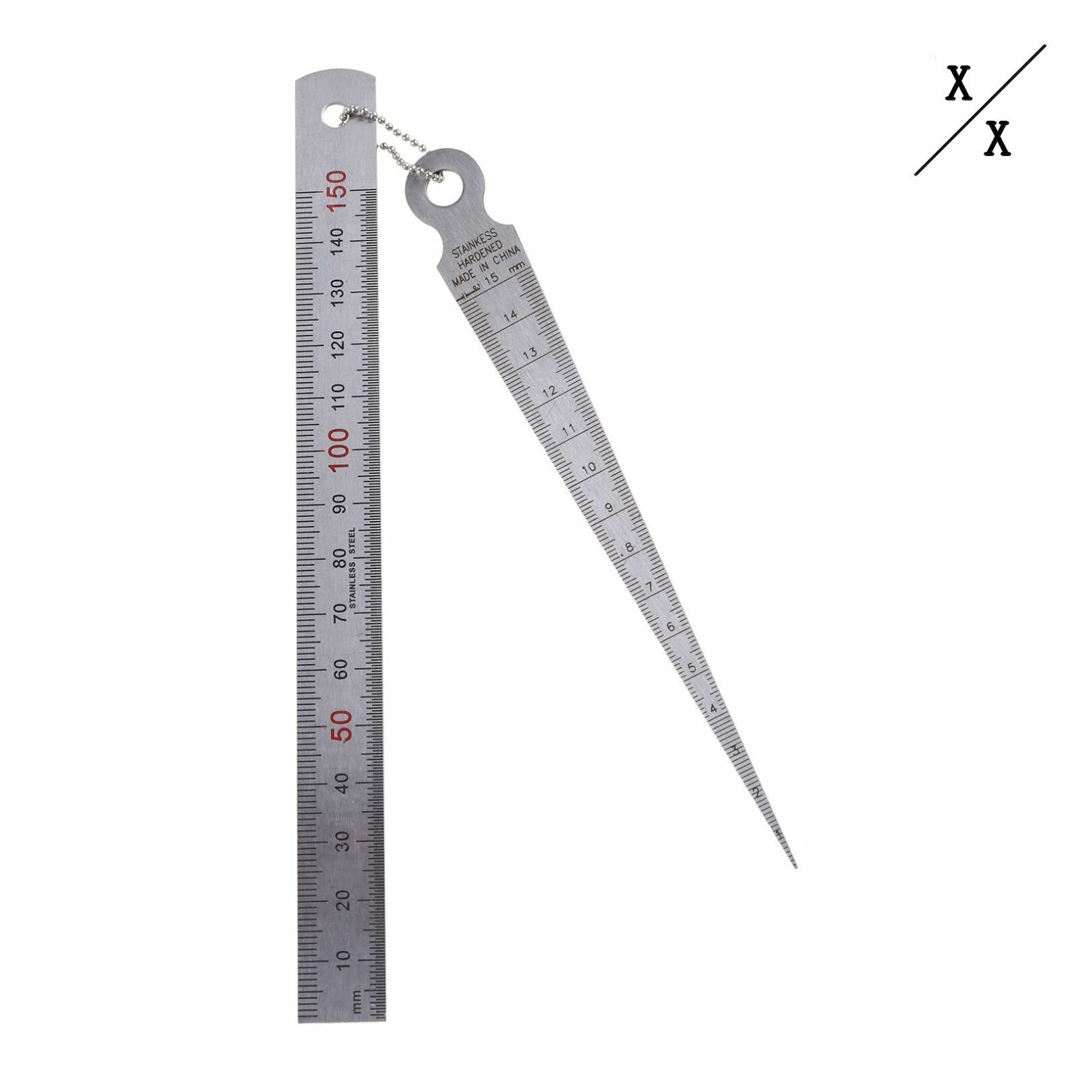 Эксклюзивный щуп клиновой 115 мм для проверки зазоров и глубины конусности в стальных нержавеющих отверстиях