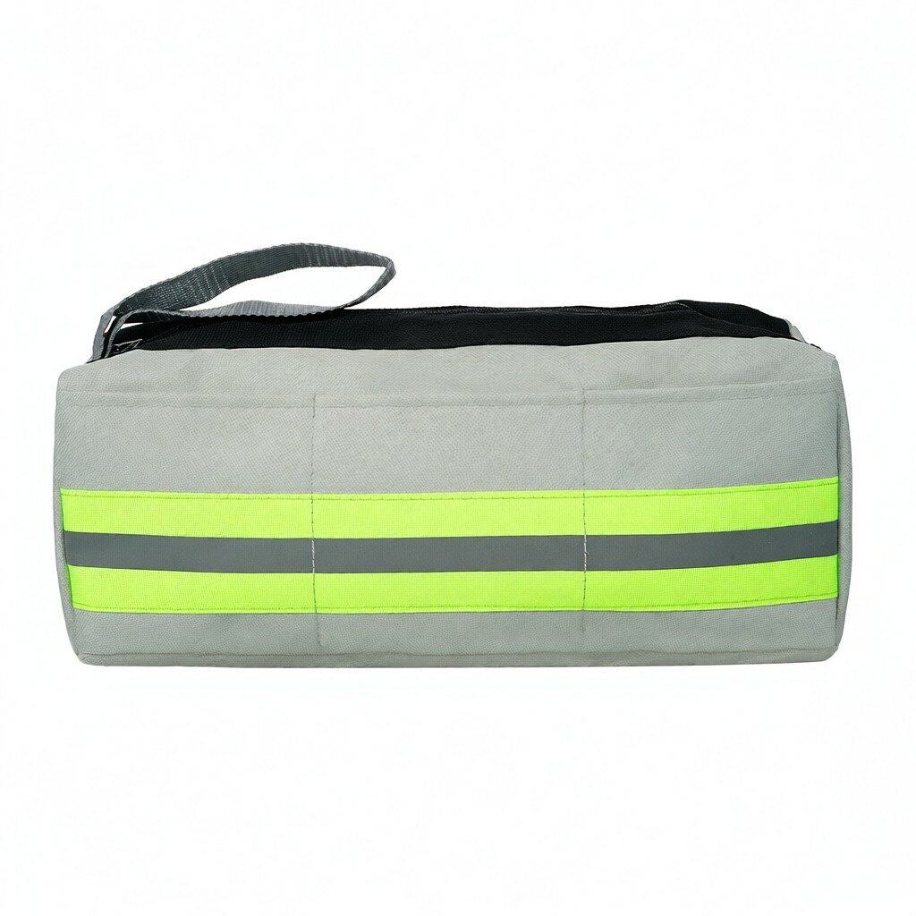 165-2 Large, 165-3 12Inch, 14Inch, 16Inch, 165-4 14Inch, 16Inch, 18Inch Серый Oxford Cloth Инструментальный Сумка с Ночной Отражательной Лентой Объемная Портативная Многофункциональная Товарный Размер Вес Упаковка 1шт