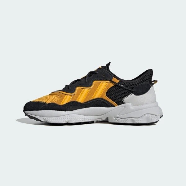 Кроссовки adidas Originals Ozweego, размер 8.5 UK, черный/желтый — фото 1