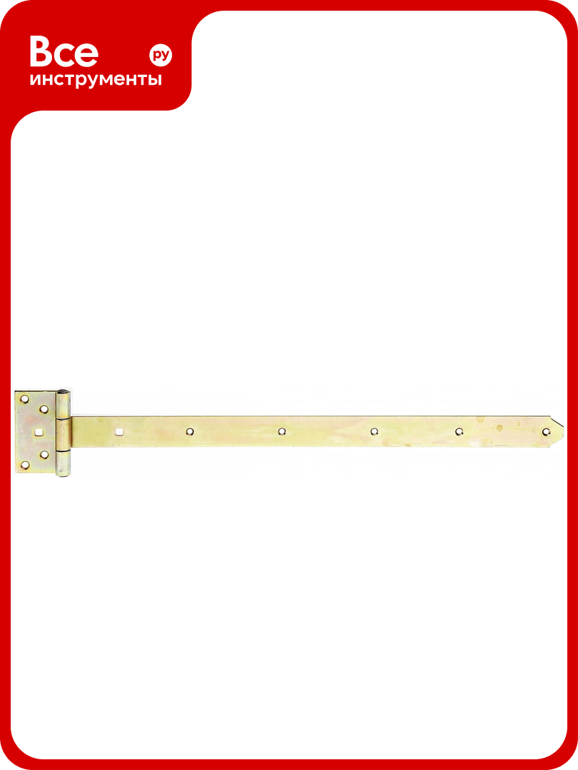 Петля для ворот ALBERTS Т-образная оцинкованная 600х40мм 311063