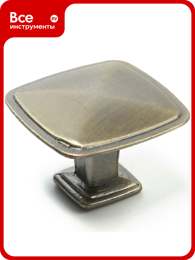 Ручка-кнопка тундра РК112AB MK112AB, бронза 4647212