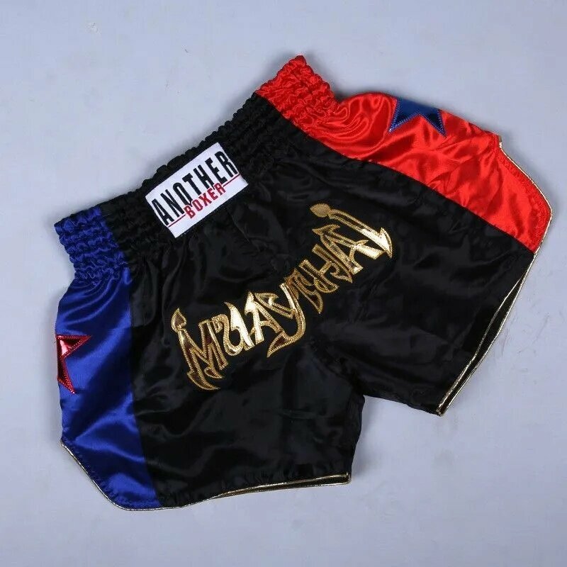 Anotherboxer Унисекс Муай Тай Боксерские Шорты Дышащие Для Борьбы по Кикбоксингу ММА