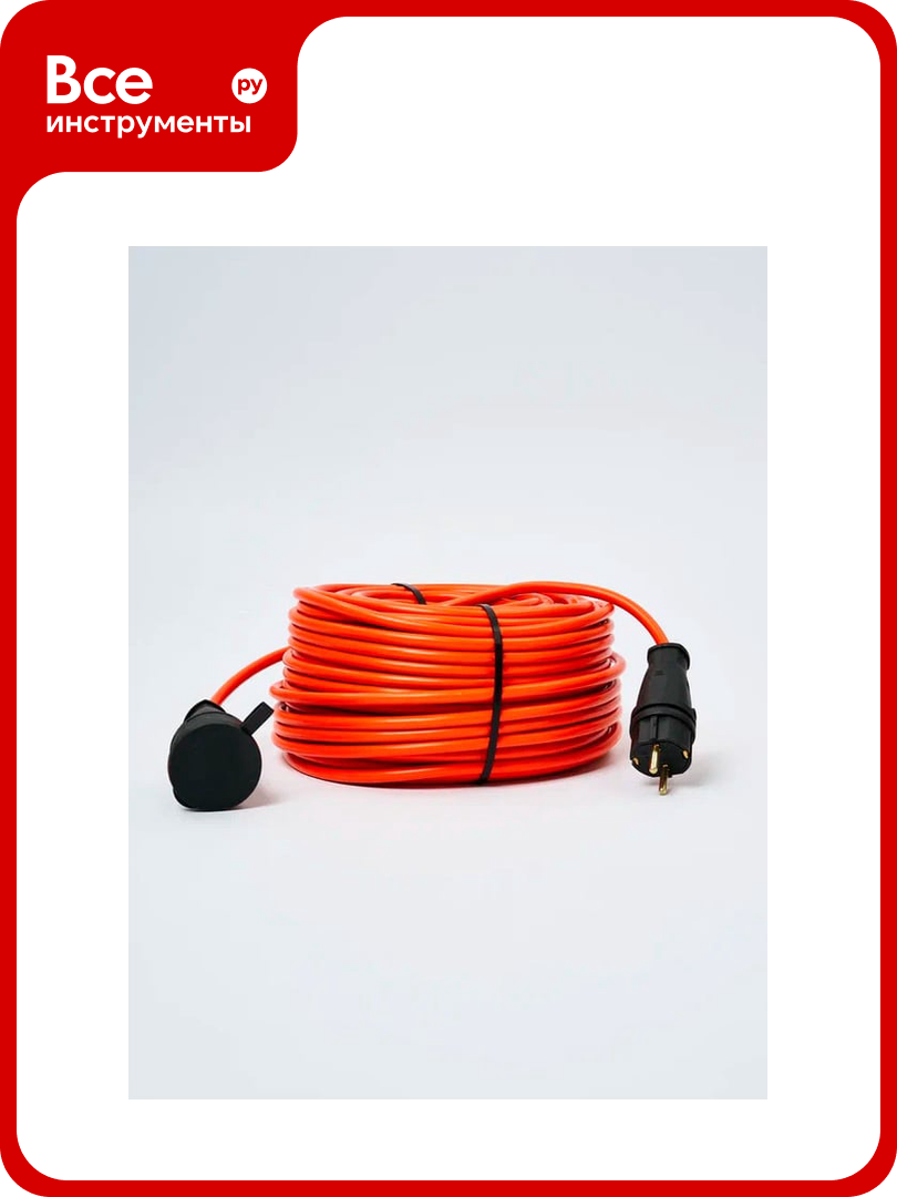 Удлинитель в бухте торэлектро ПВС 3500 Вт, 100м, без заземления, IP44 902