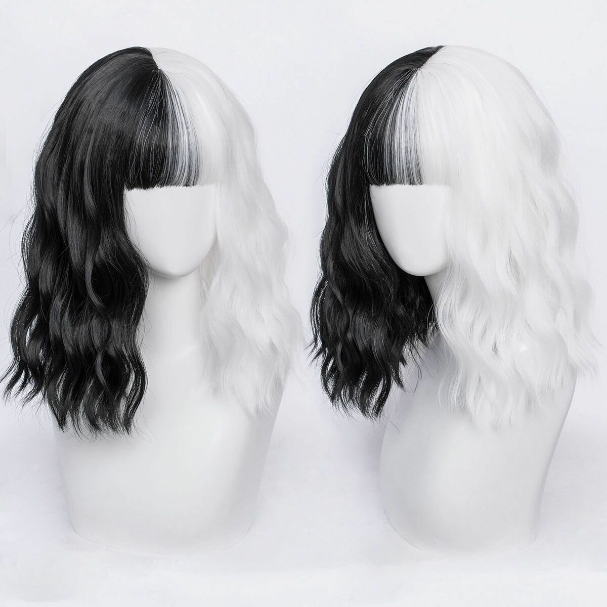 Парик черно-белый Круэлла