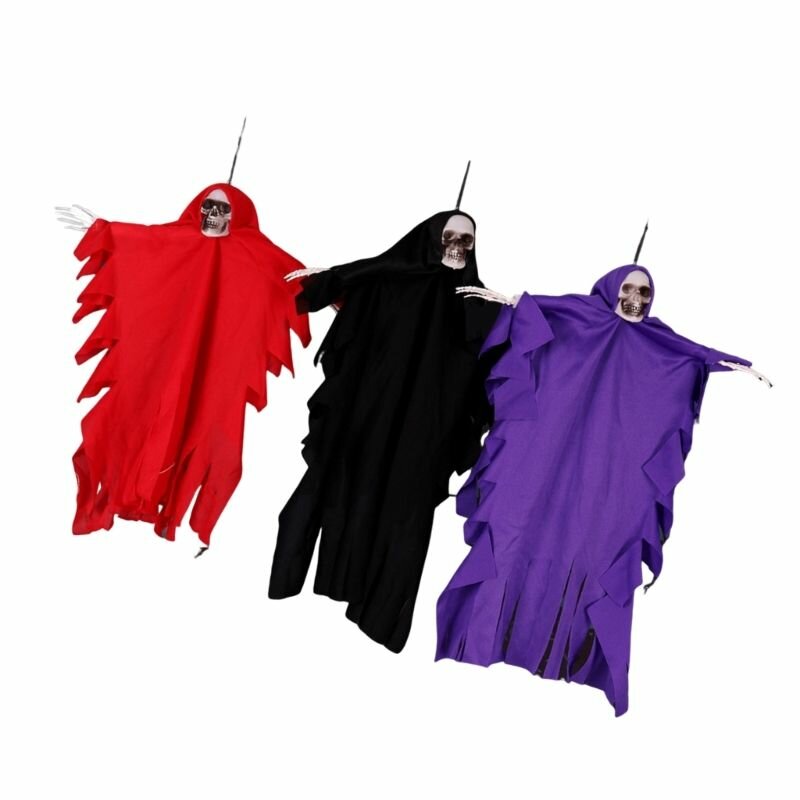 Украшение в виде Черепа Мини-призрака на Хэллоуин-Мини-Призрак Хэллоуин (набор из 3 цветов)