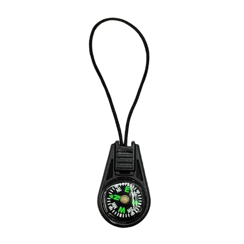 Портативный компас на шнурке черного цвета