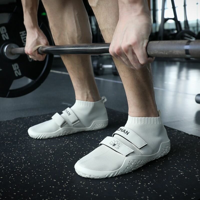 Мужская амортизирующая спортивная обувь для фитнеса для приседаний и становой тяги