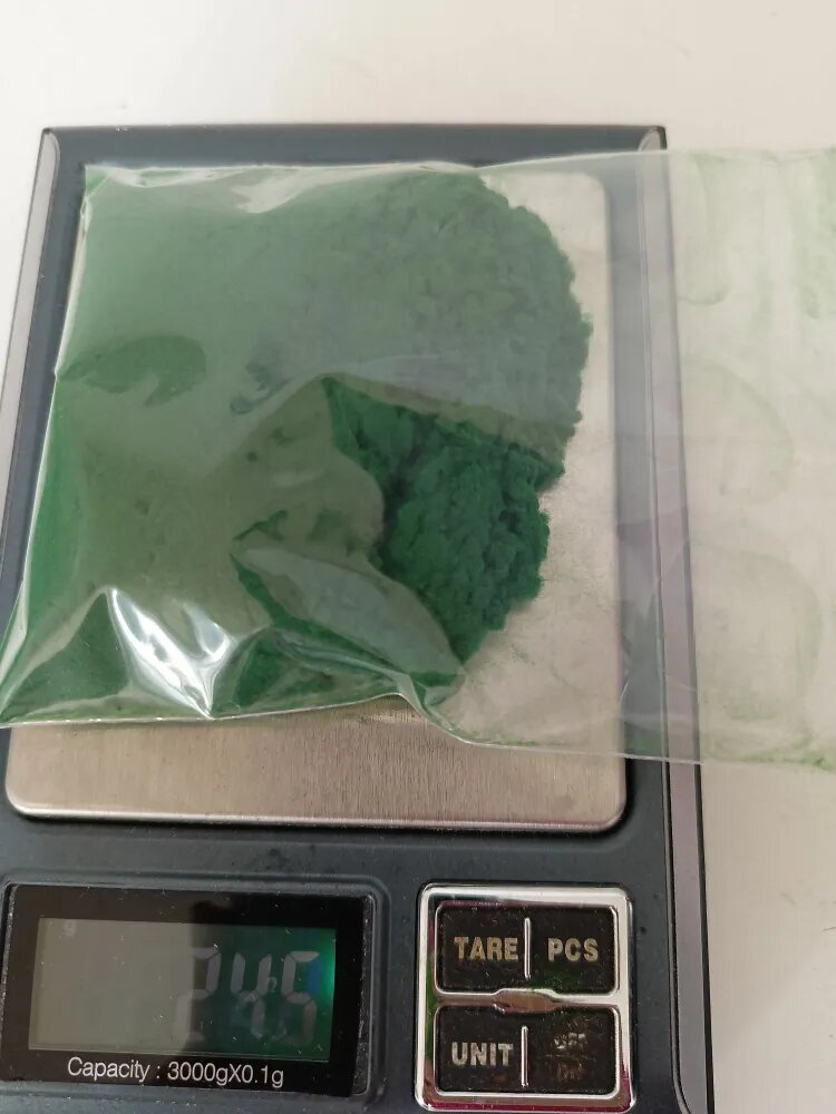 Флок, зелёный, 20 грамм, 0,5 мм