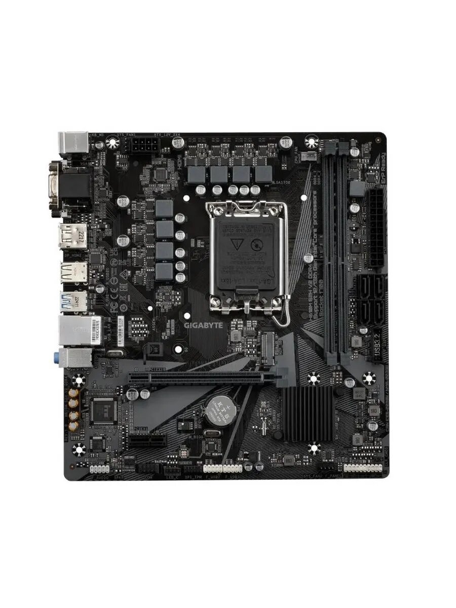 Материнская плата H610M S2H V2 H610M-S2H-V2 - LGA 1700, DDR4