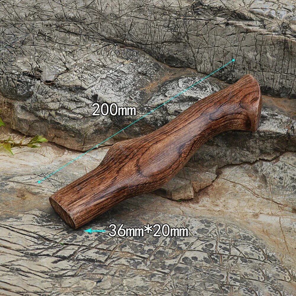 Новый 20 см карбонизированный дубовый топор, ручка для DIY уличные топоры, молотки, снаряжение для выживания, кемпинга, томагавк, топор викингов