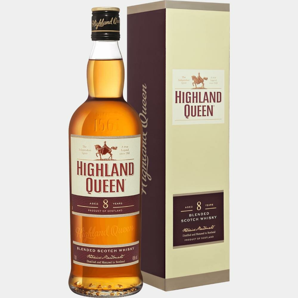 Highland Queen Blended Scotch Whisky 8 y.o. (gift box)