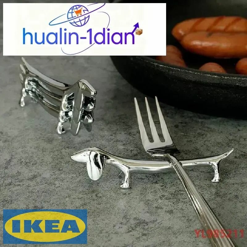 IKEA Набор столовых приборов 6 предм. светло-серый, белый