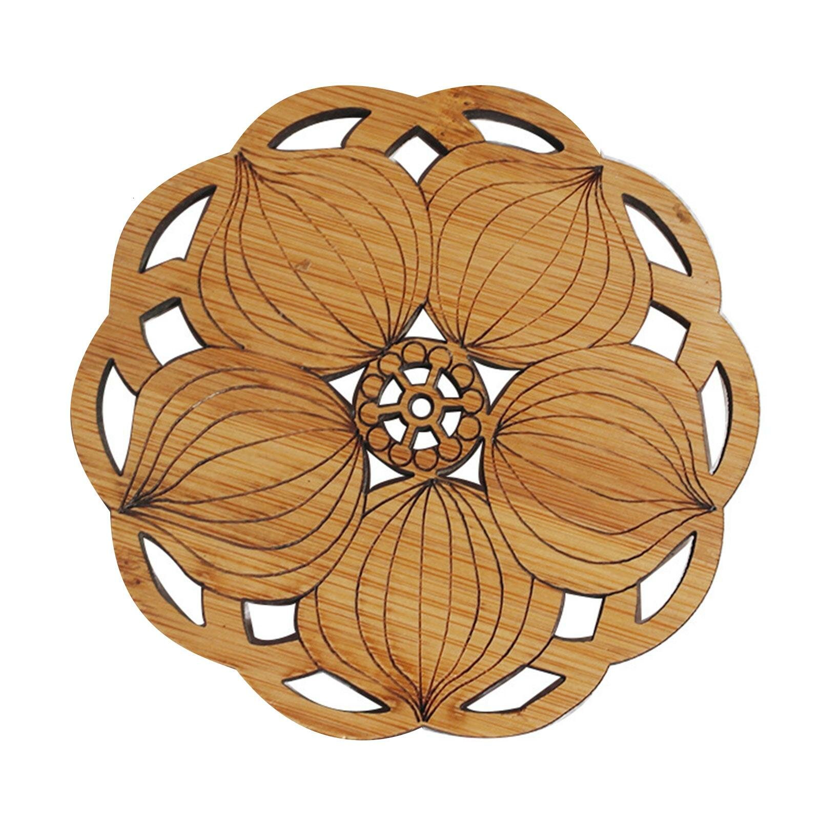 Бамбуковая подставка под чай, Корень лотоса