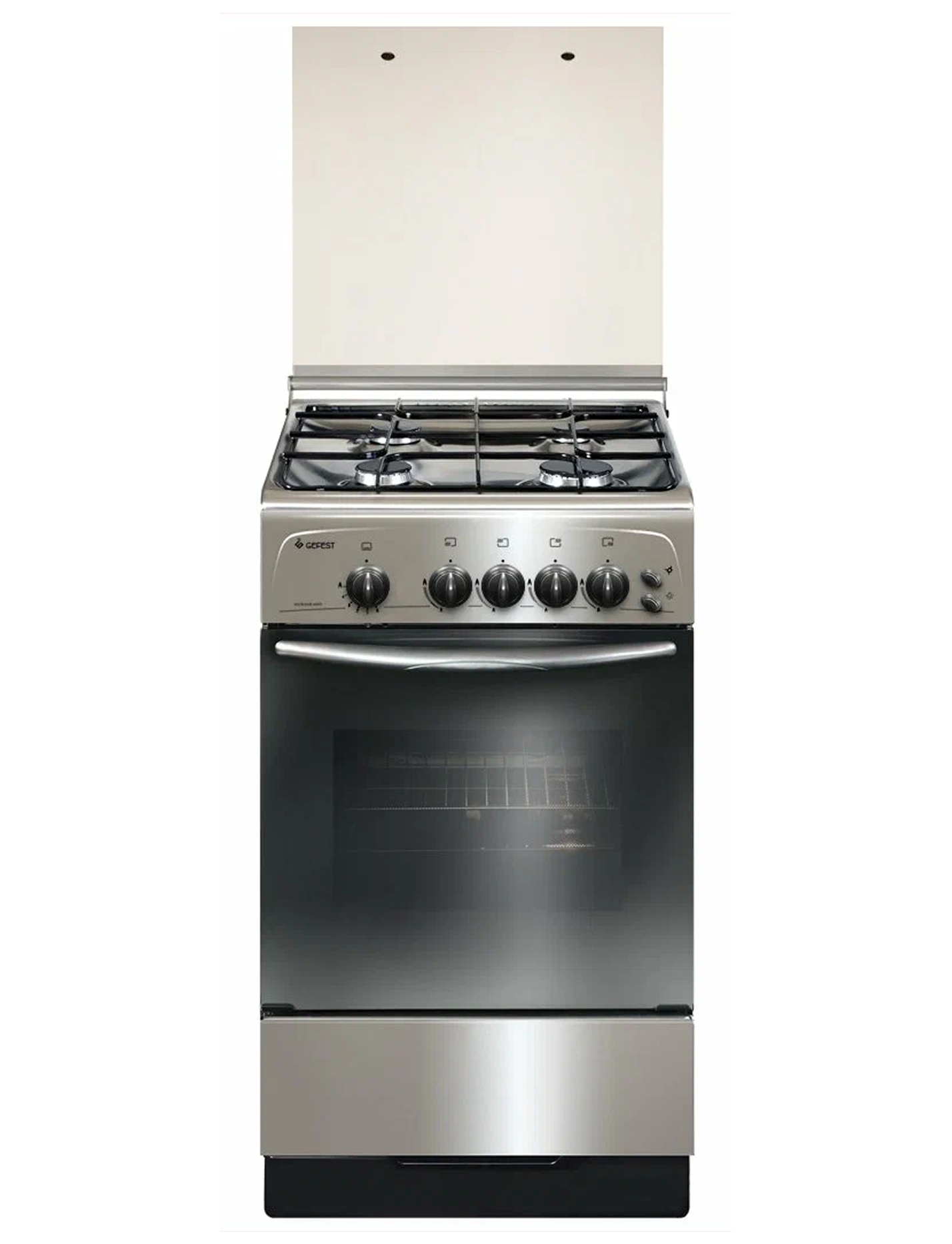 Газовая плита Gefest 3200-06 К62, нержавеющая сталь, очистка гидролизная