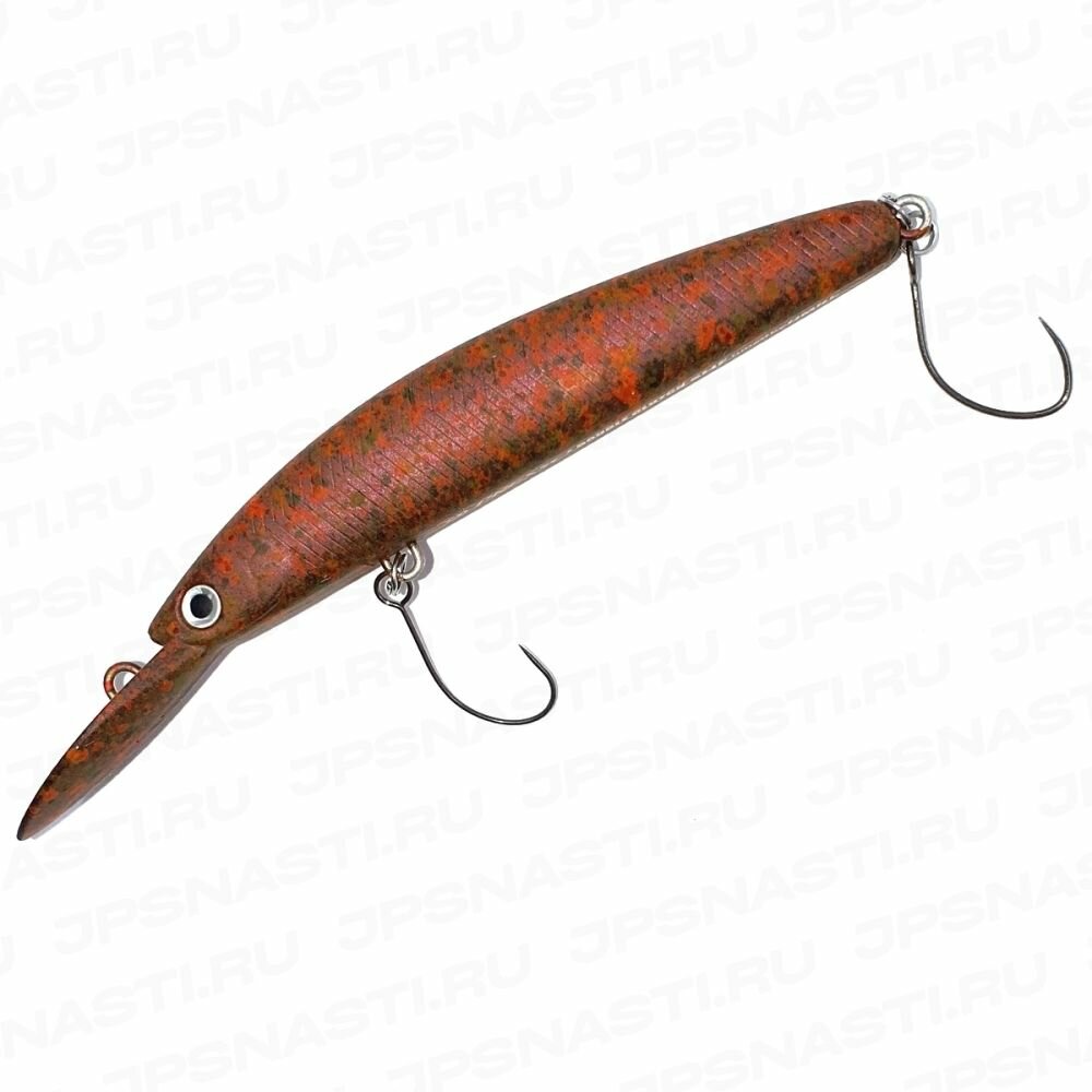 Японский воблер минноу на форель Daiwa Presso Double Clutch 60SHF, 2.8 г, #Marble Brown (by HMKL) / Форелевые приманки / Воблеры Дайва