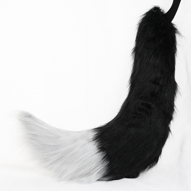 Аниме большие ручные плюшевые уши и хвост животного, аксессуары для косплея, хвост лисы, хвост волка, аксессуары для Comic Con