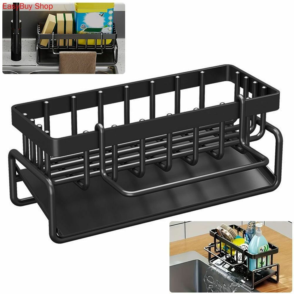 Сливная полка для кухонной мойки, стеллаж для хранения, корзина для слива губки, полка для тряпок
