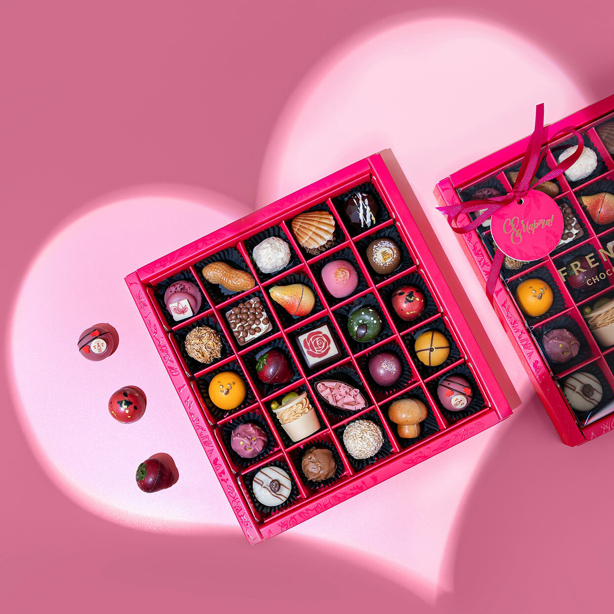 Весенний звон подарочный набор конфет Frenchkiss, подарок, 8 марта. 25 конфет ручной работы