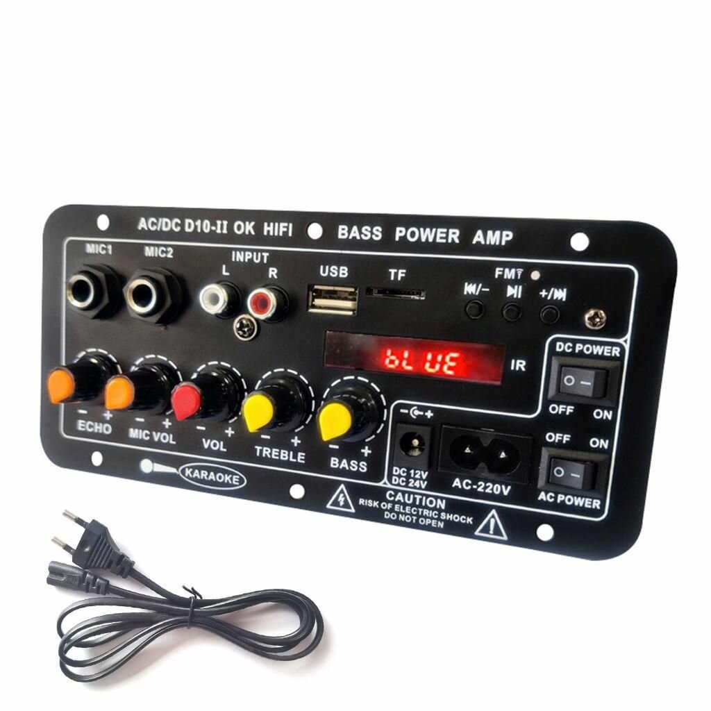 Аксессуар для аудиотехники, Плата усилителя мощности аудиосабвуфера D10 II с дисплеем плата мощности-европейский стандарт
