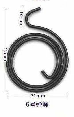 HomKitВозвратная пружина для дверной ручки, универсальная 2 мм, 4 шт.