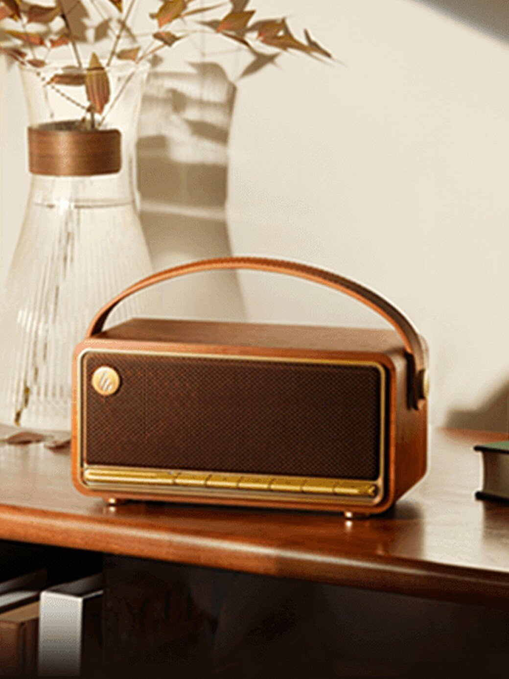 Портативная колонка Edifier MP330, 2.1, Bluetooth, дерево, коричневая