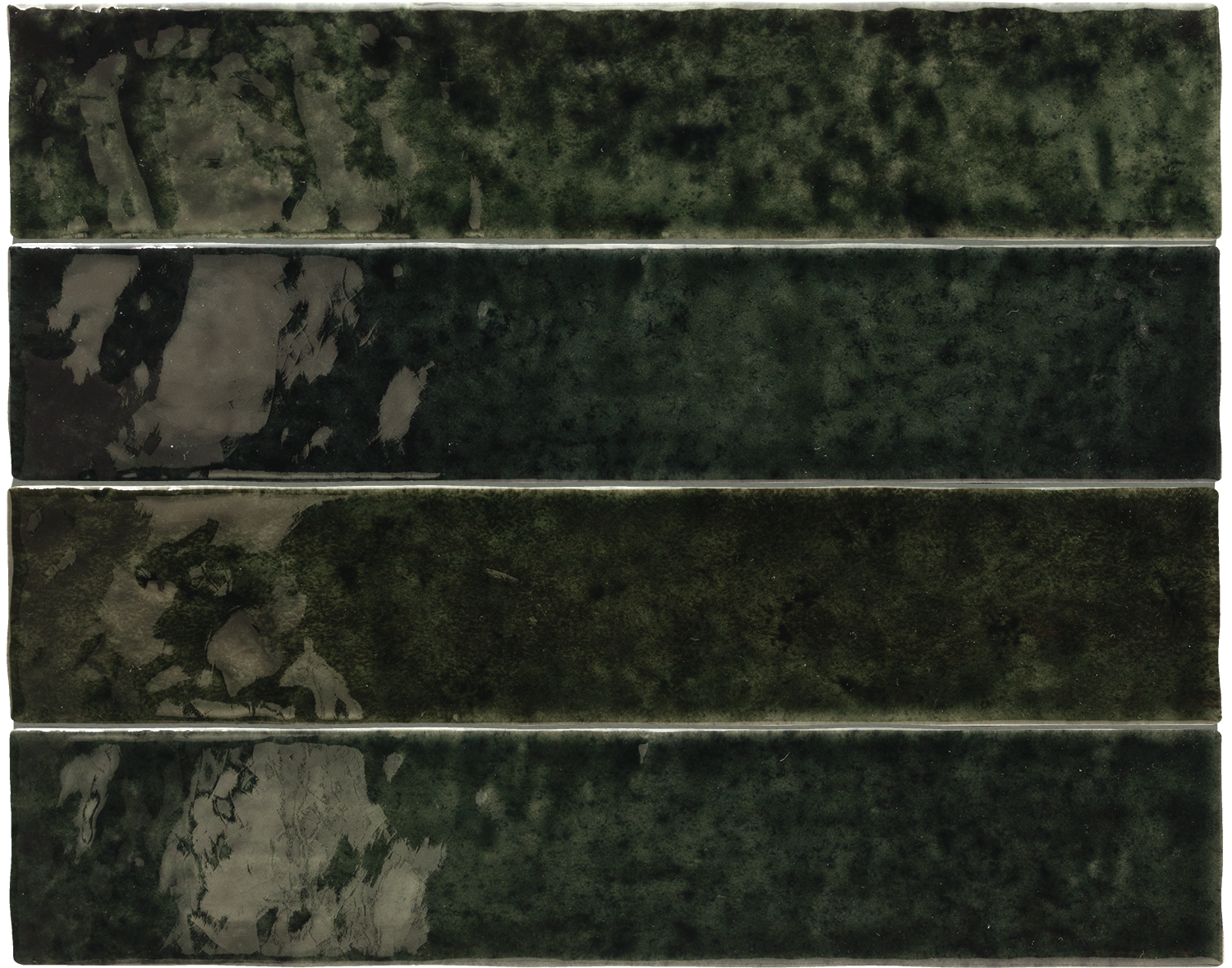 Плитка Equipe MENORCA BLACK глянцевая, c кракелюром 6,5x32,8см (в уп. 28шт 0.6м2)