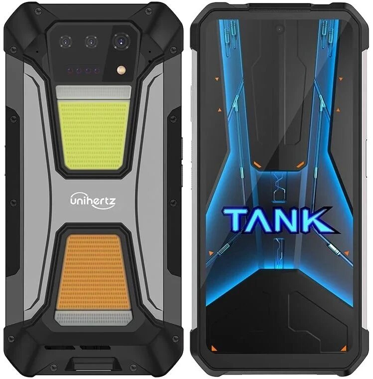 6.79" Смартфон Unihertz Tank 2 Pro 12/512 ГБ, 2460x1080, IPS, 120 Гц, 23800 мА*ч, черный