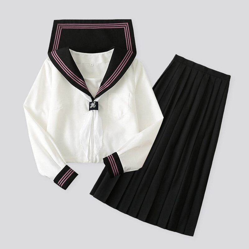 Формальный комплект JK, летний моряцкий костюм, базовый полный комплект, женский японский стиль, студенческий стиль, школьная форма