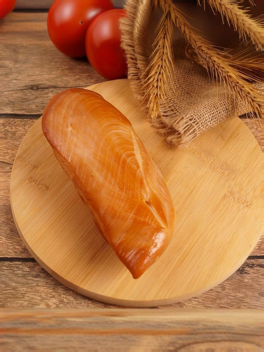 Филе грудки куриное горячего копчения 400 гр, Ферма Евгения Рошаля