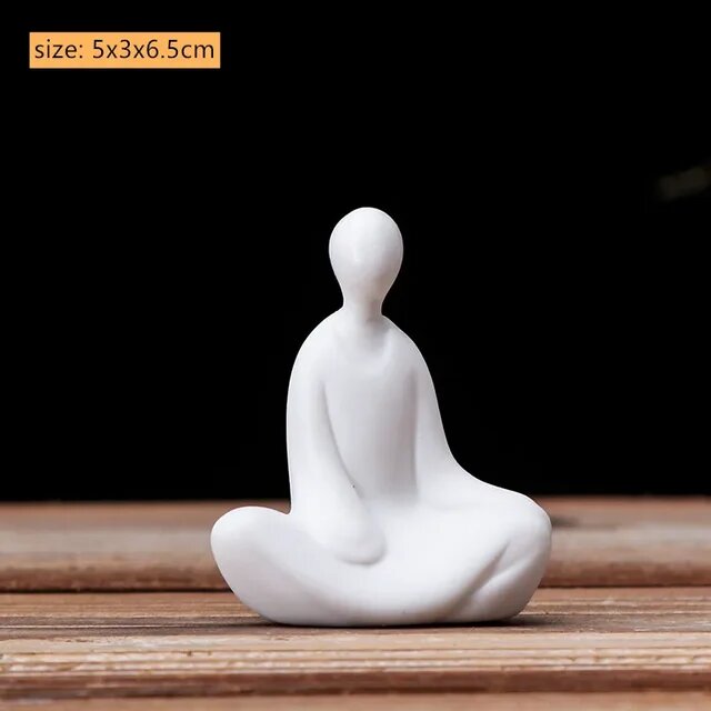 Керамические украшения в стиле дзен, фигурки чайных питомцев, статуэтки Будды, китайские чайные сервизы, маленькие фигурки монахов, аквариумы, украшения для бонсай, настольные украшения, изделия ручной работы.