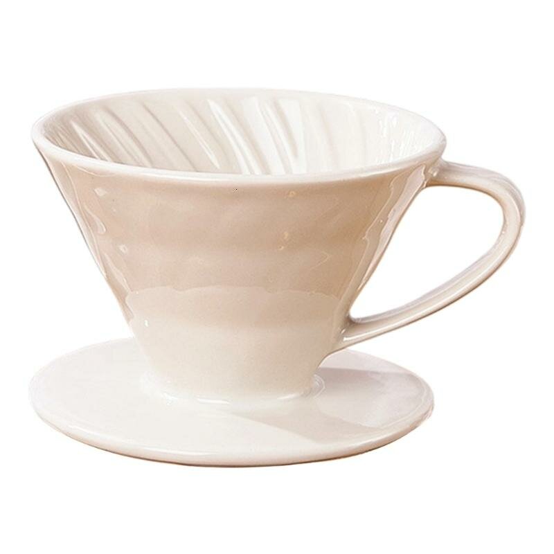 Керамический капельный кофейник, Белый - L