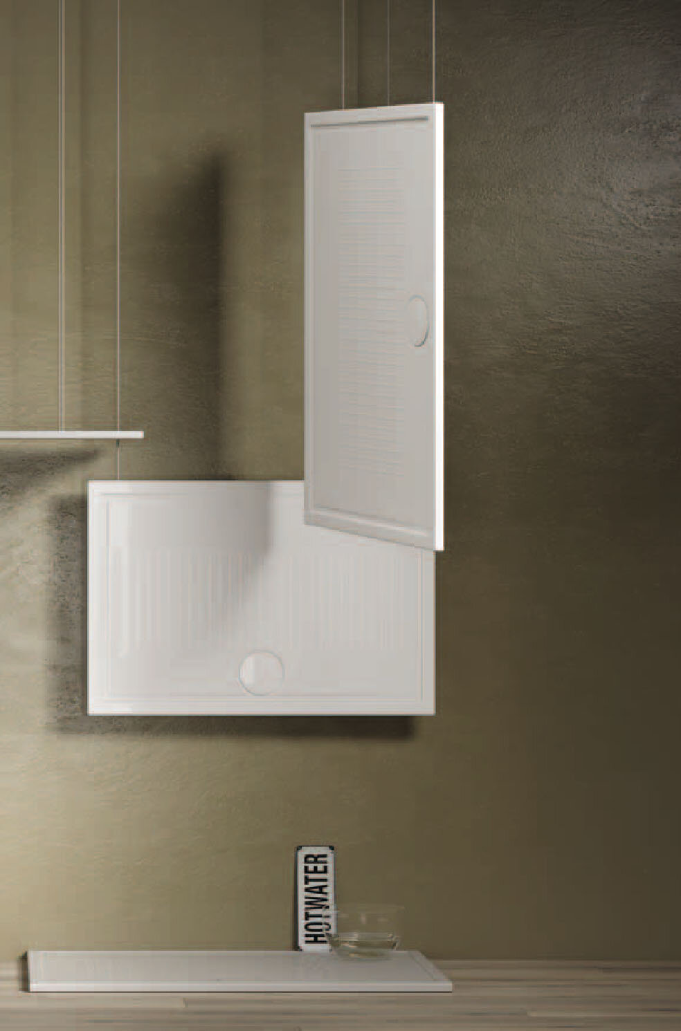 Поддон душевой HATRIA LIF H3 SBY1W101, 90х70 см, керамический, без сифона